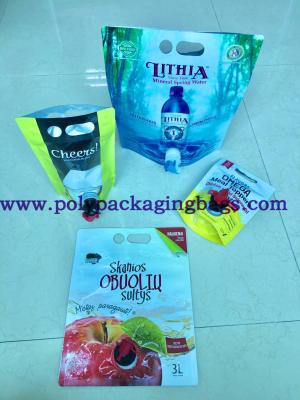 Cina borsa riciclabile del di alluminio 5L con il becco per acqua sorgiva minerale in vendita