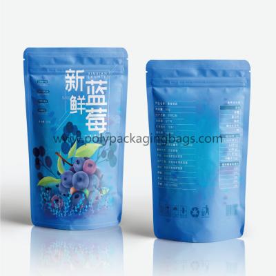 China Vochtbestendig Berijpt Matte Recyclable Ziplock Food Packaging for sale