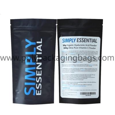 China Resealable Ziplock Aluminum Foil Standing Up Pouches for sale
