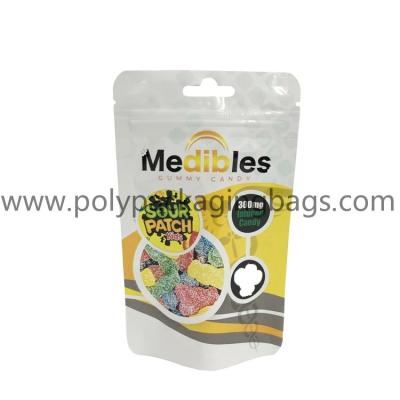 Cookies Packaging Stand Up Foil Ziplock Bags With Window