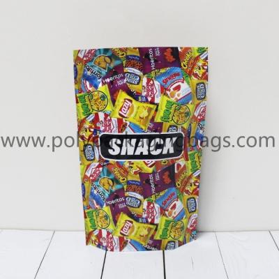 China Moisture Proof Standing 190 Micron Resealable Ziplock Bags for sale