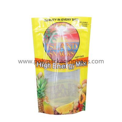 China Snacks Packaging Ziplock Plastic Stand Up Pouch for sale