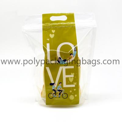 China Ziplock Food Grade LDPE Plastic Stand Up Pouch for sale