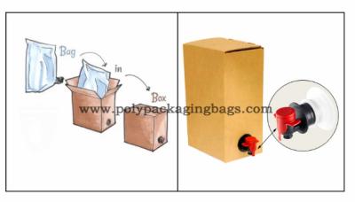 Cina Il bag in box liquido riutilizzabile della BUSBANA FRANCESE della borsa del di alluminio di stoccaggio di doppio strato insacca per vino in vendita