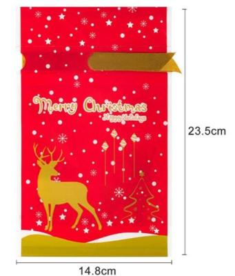 Cina Borse del regalo di natale del cordone di CBE di stampa 0.06mm di CMYK in vendita