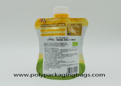 China Jelly Packaging Aluminum Foil Suction Nozzle Bags 50ml 100ml Bag With Nozzle Stand Up Bag With Spout for sale