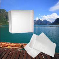 China Hot Melt Adhesive Pearlescent Poly Bubble Envelope With Seamless Bottom for sale