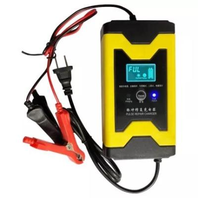 Cina adattatore caricantesi automatico pieno del caricatore della batteria al piombo di 12V 6A Smart per il DISP LCD del motorino elettrico della bici del motociclo dell'automobile in vendita