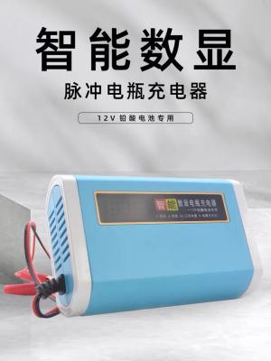 中国 多段式LCD表示6V/12V 0.8A/3.8Aスマートなフル オート電池の浮遊物の充電器/支持者 販売のため