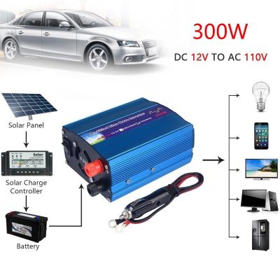 Cina Fuori dagli invertitori solari di potere del veicolo 300W di griglia 12V a 220V ha modificato l'invertitore dell'automobile della sinusoide in vendita