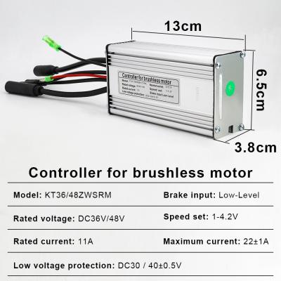 Cina esposizione LCD del regolatore di 36V 350W 48v 500w di Throttle Brake del sensore senza spazzola di PASSO DI DANZA in vendita