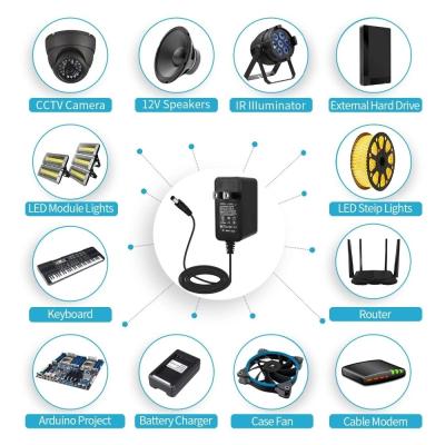 Cina Adattatore di commutazione di potere dell'adattatore 5V 9V 12V 15V 24V 30V di CC di CA della spina del FCC Stati Uniti dell'UL PSE in vendita