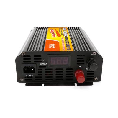 中国 AC 12V 25Aスマートな貯蔵の鉛の再充電可能な酸のリチウム電池の充電器へのDC 販売のため