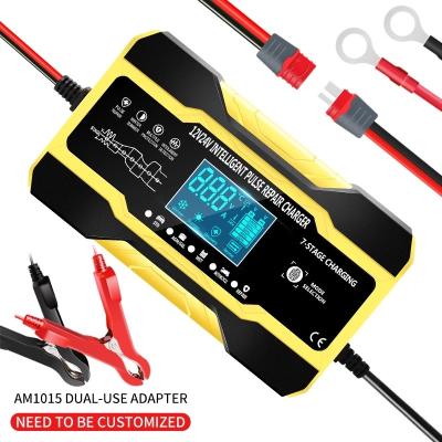 Cina caricatore intelligente accumulatore per di automobile di tensione LCD di riparazione di impulso del touch screen di 12V 10A in vendita