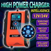 China 60V 8A 7 Segment Intelligent Automatic Car Battery Charger for sale