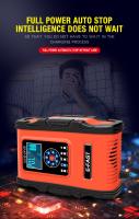 China 60V 8A 7 Segment Intelligent Automatic Car Battery Charger for sale