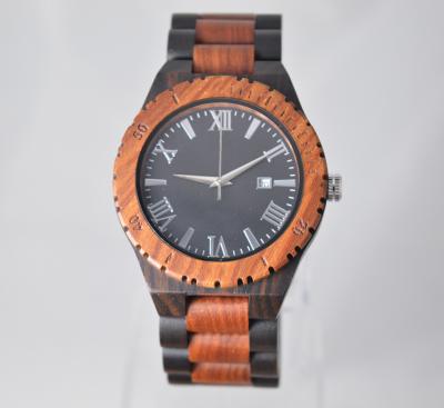 China man's wooden watches rosewooden watches with Japan movement  wood band ,OEM/ODM are welcome,MOQ:100pcs for sale
