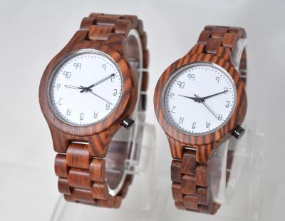 China rosewood watches couples wathch with 6hands Japan movement square watch wooden band ,OEM/ODM are welcome,MOQ:100pcs for sale