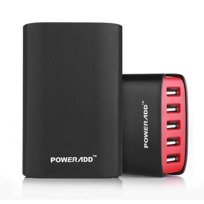 Cina adattatore astuto portatile più di viaggio di iPhone 6 5S 5Port con il Usb 40W/8A in vendita