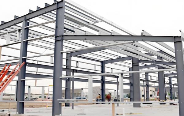 Quality Low Cost Steel Frame Prefab Houses Steel Structure Warehouse for sale