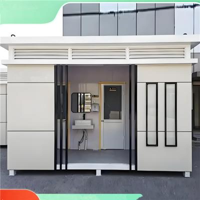 China Heavy Duty Mobile Toilets Steel Frame Container Weather Resistant for sale