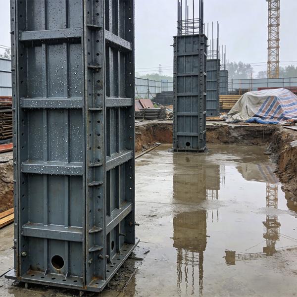 Quality Purpose Built Housing Q235B Steel Structure Column Color Customization for sale