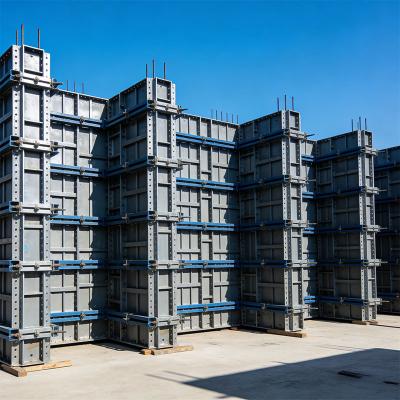 China Q235 Steel Concrete Column Formwork Rust Resistant For Residential Building for sale