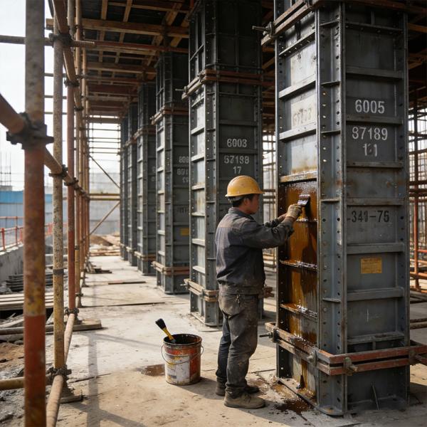 Quality Custom Q235B Column Steel Formwork For Columns And Walls Reusable for sale
