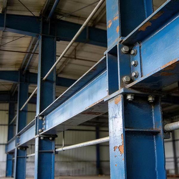 Quality Indoor Outdoor Steel Building Supports Corrosion Resistant for sale