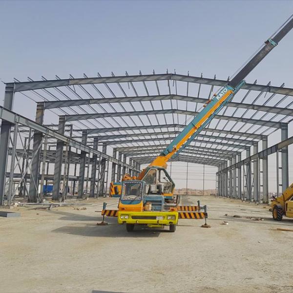 Quality Large Scale Warehouse Steel Frame Building Construction Corrosion Resistant for sale