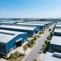 Quality Corrosion Resistant Prefabricated Steel Frame Warehouse with Large Clear Span for sale