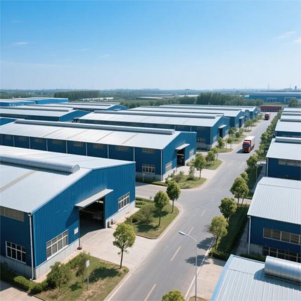 Quality Corrosion Resistant Prefabricated Steel Frame Warehouse with Large Clear Span and Seismic Resistant Design for sale