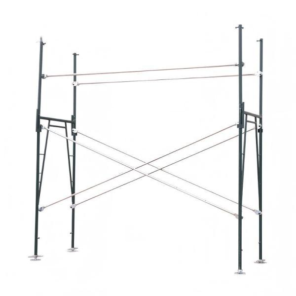 Quality 3ft x 6ft 8in Snap-On Walk-Thru Scaffolding Frame with Galvanized Light Steel Structure for sale