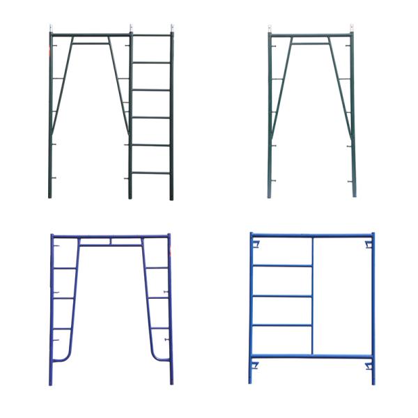 Quality 3ft x 6ft 8in Snap-On Walk-Thru Scaffolding Frame with Galvanized Light Steel for sale