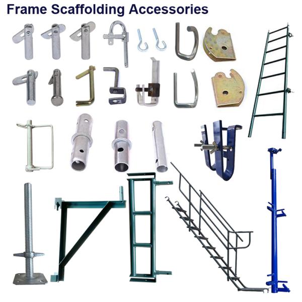 Quality 3ft x 6ft 8in Snap-On Walk-Thru Scaffolding Frame with Galvanized Light Steel for sale