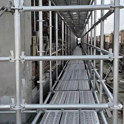 China 2500MM Hot-dip Galvanized Ringlock Socket Support System with High Load Capacity for Industrial Installations for sale
