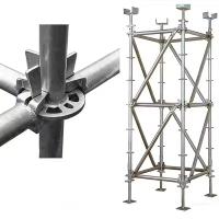 China 2500MM Hot-dip Galvanized Ringlock Socket Support System with High Load Capacity for Industrial Installations for sale