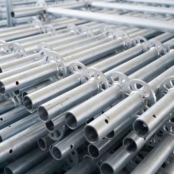 Quality Hot-dip Galvanized 1000MM Ringlock Scaffolding System with Socket Connection for Airport Construction for sale