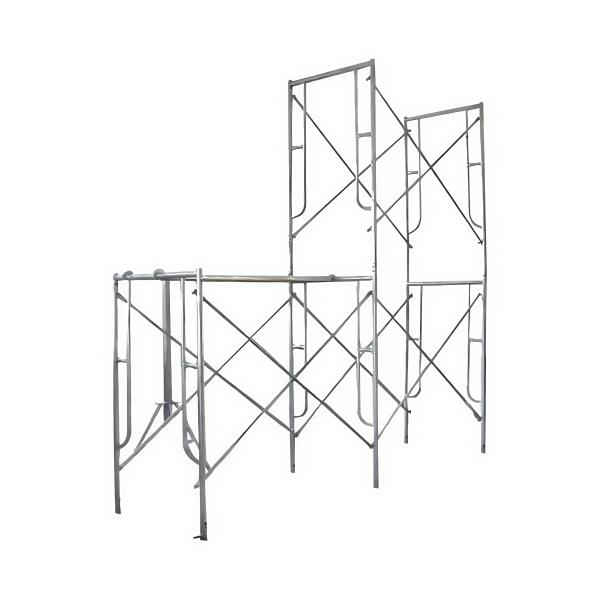 Quality Galvanized Steel Frame Scaffolding with Caster Wheels and Customizable Sizes for for sale