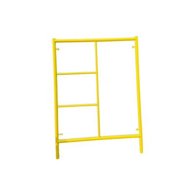 China Construction Indoor Outdoor Use Q235 Steel Walk Through Movable Ladder Frame Steel Scaffolding for sale
