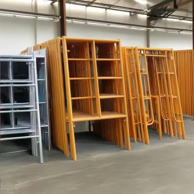 China Heavy Duty Powder Coated Movable Scaffolding with Caster Wheels for Construction for sale
