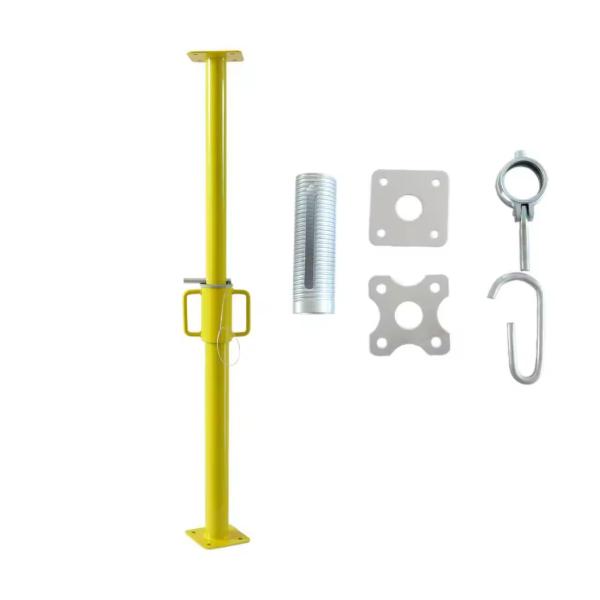 Quality Customizable Adjustable Shoring Prop with 20,000 kg Load Capacity and Galvanized or Painted Finish for sale