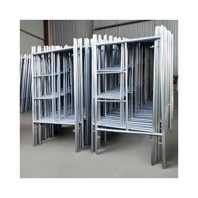 China Customizable Thickness Powder Coated H Frame Scaffolding with High Load Bearing Capacity for sale