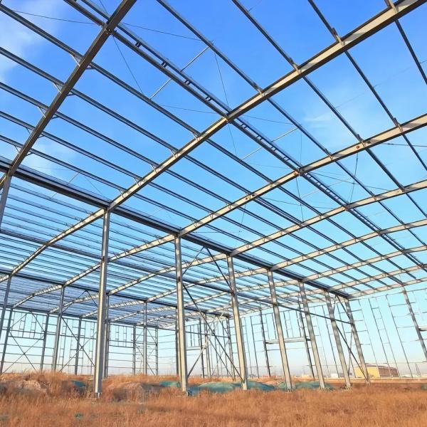 Quality Customizable Dimensions Corrosion Resistant Hurricane Proof Modular Steel Greenhouse Prefabricated Steel Structure for sale