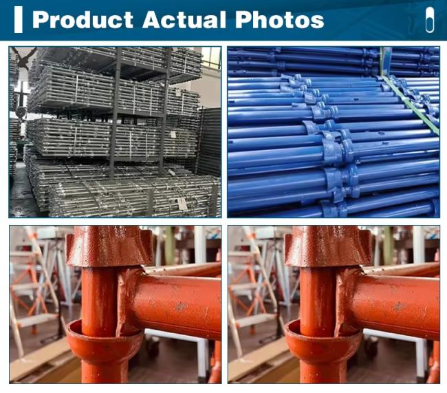 RFKY-branded scaffolding with corrosion-resistant coating