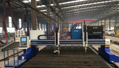 China GS-4000 CNC Gantry Flame Cutting Machine with Dual-Function Cutting System and Stress-Relieved Gantry Frame for sale
