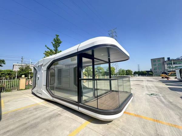 Quality E7 Luxury Space Capsule House | 38㎡ Prefab Modular Glamping Pod with 270° for sale