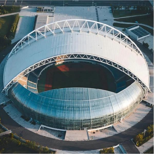 Quality Earthquake Resistant Environmentally Friendly Prefabricated Steel Structure Gymnasium with 50 Years Lifetime for sale