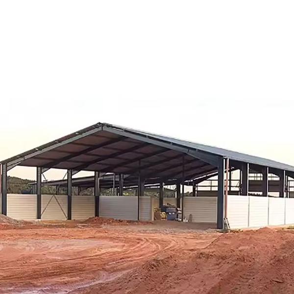 Quality Durable 50+ Years Service Life Steel Warehouse with 120 km/h Wind Resistance and Magnitude 8 Seismic Resistance for sale