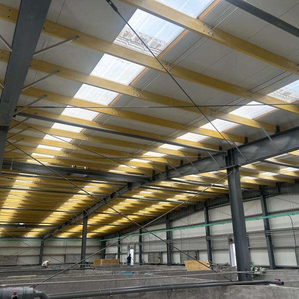 Quality Durable Prefabricated Steel Cow Shed and Cattle House Building with Hot-dip for sale